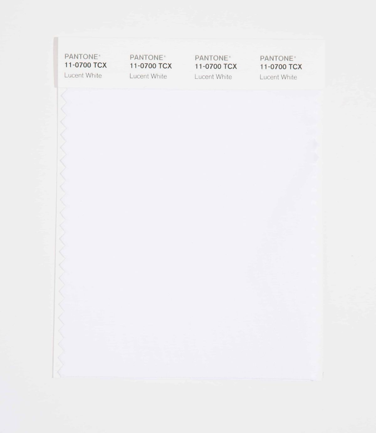 Pantone SMART Color Swatch Card 11-0700 TCX Lucent White - Columbia ...