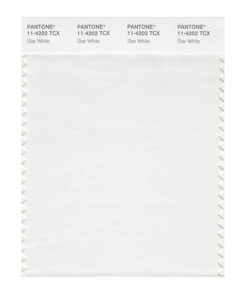 Pantone SMART Color Swatch Card 11-4202 TCX Star White, 48% OFF