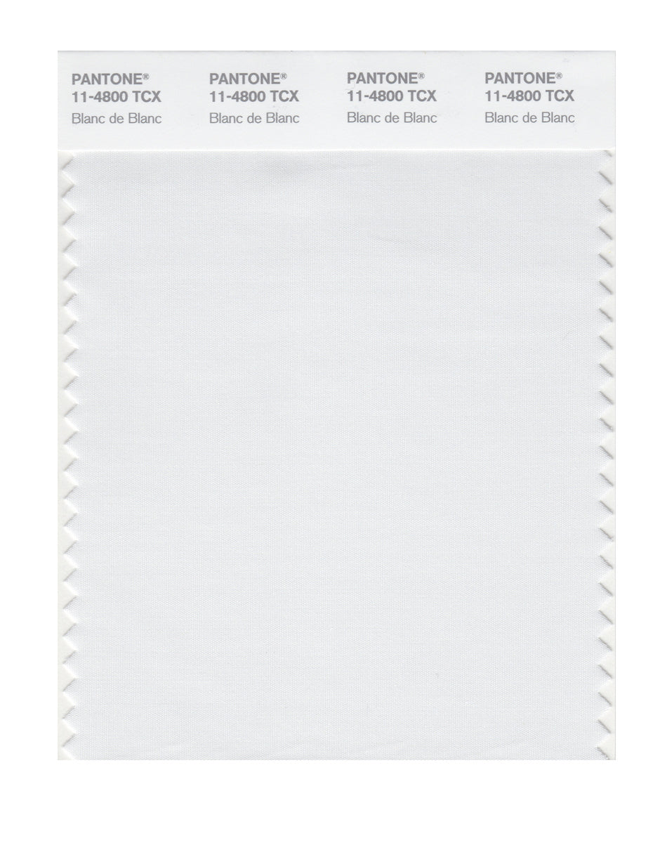 Pantone SMART Color Swatch Card 11-4800 TCX Blanc de Blanc - Columbia ...