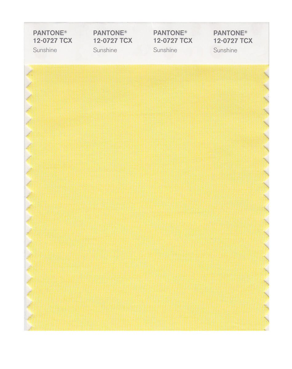 Pantone SMART Color Swatch Card 12-0727 TCX Sunshine - Columbia Omni Studio