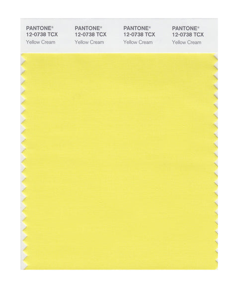 Pantone SMART Color Swatch Card 12-0738 TCX Yellow Cream - Columbia ...