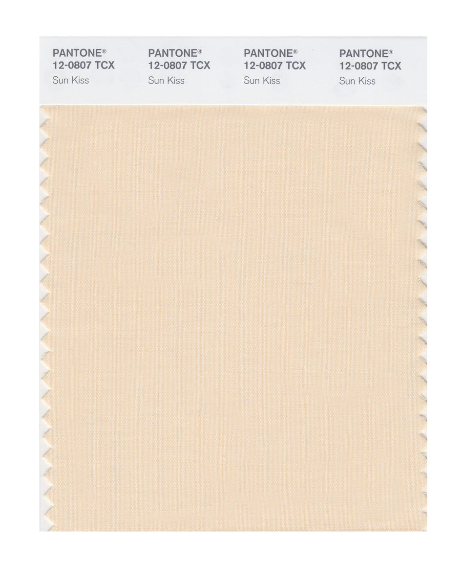 Pantone SMART Color Swatch Card 12-0807 TCX Sun Kiss - Columbia Omni Studio