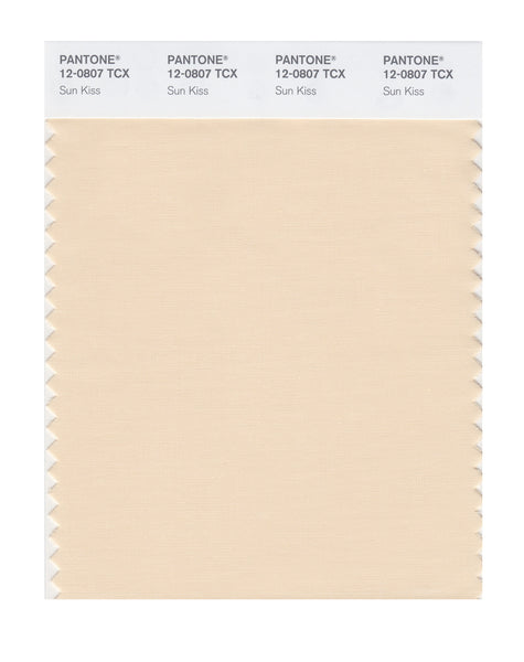 Pantone SMART Color Swatch Card 12-0807 TCX Sun Kiss - Columbia Omni Studio