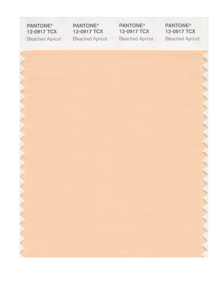 Pantone SMART Color Swatch Card 12-0917 TCX Bleached Apricot - Columbia ...