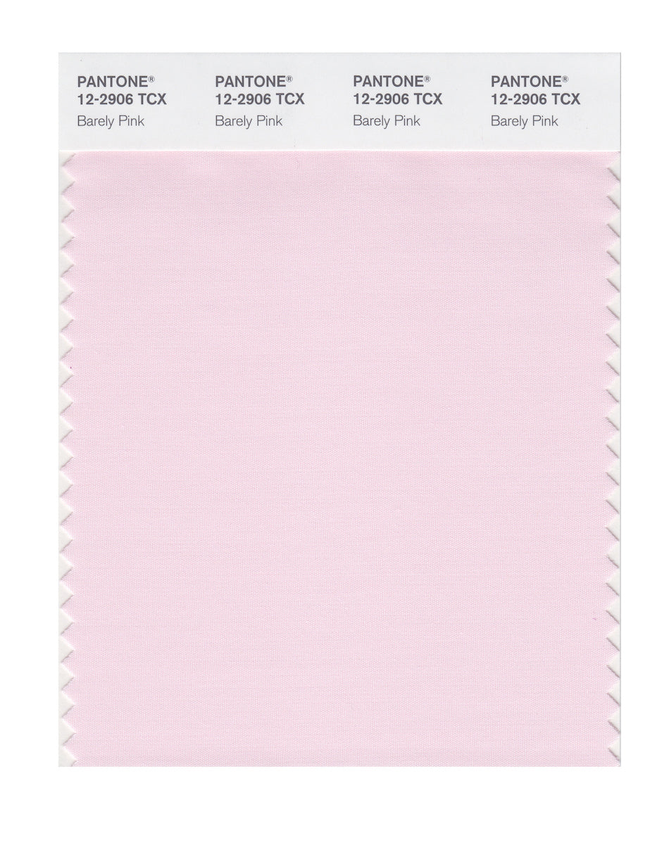 Pantone SMART Color Swatch Card 12-2906 TCX Barely Pink - Columbia Omni ...