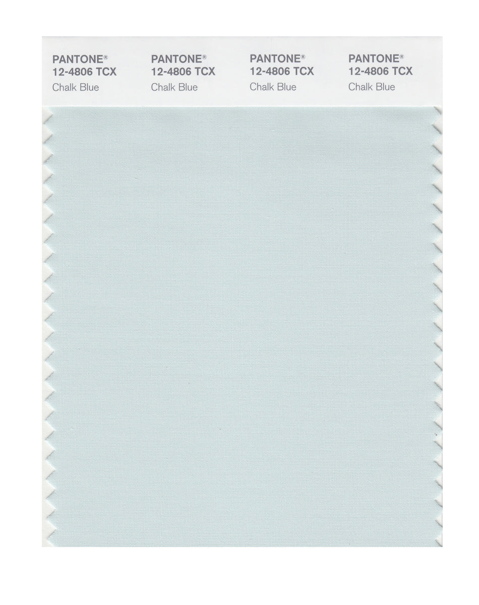 Pantone SMART Color Swatch Card 12-4806 TCX Chalk Blue - Columbia Omni ...
