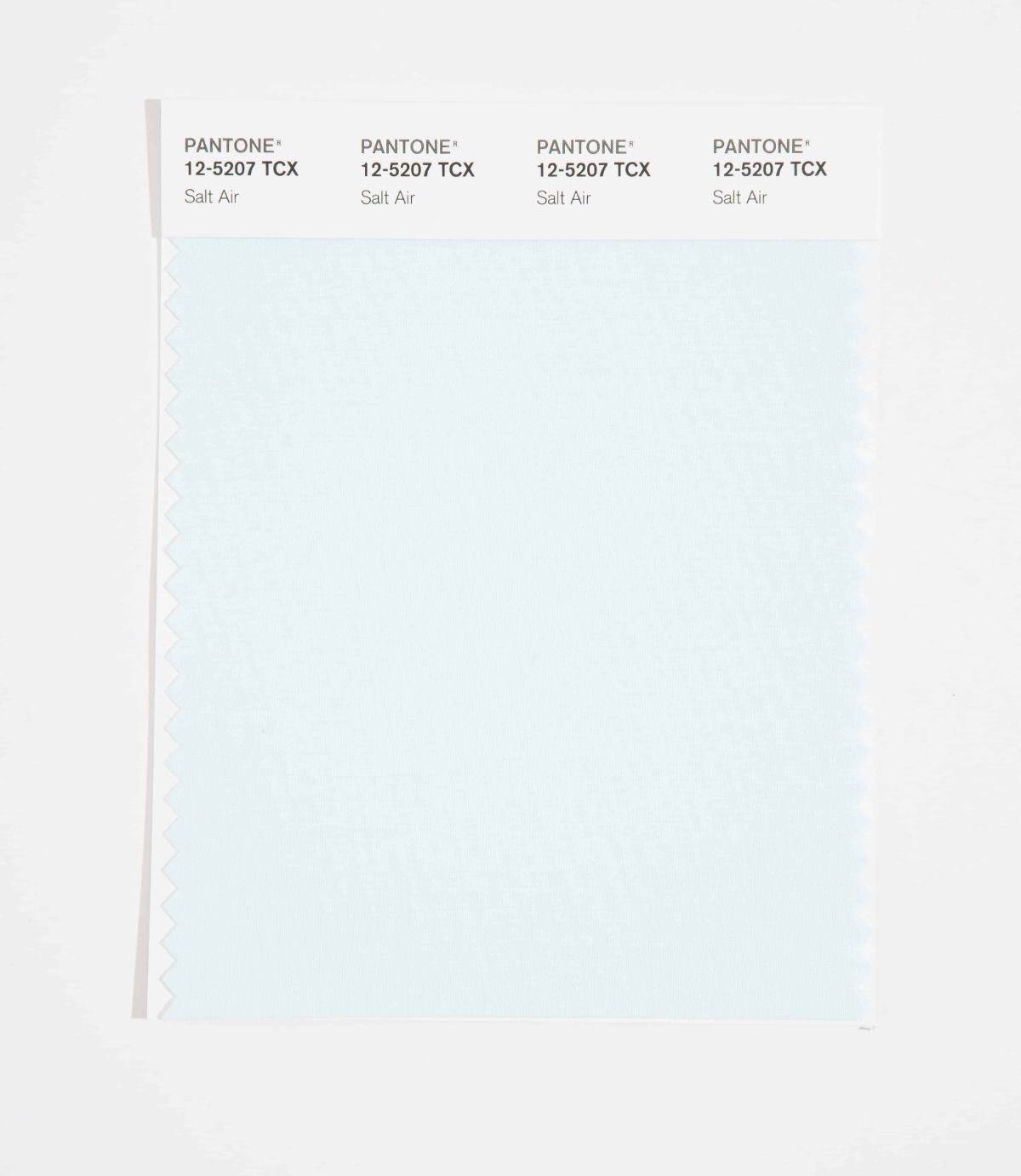 Pantone SMART Color Swatch Card 12-5207 TCX Salt Air - Columbia Omni Studio