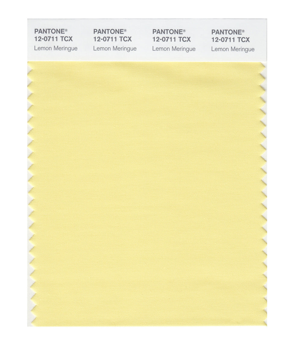 Pantone SMART Color Swatch Card 12-0711 TCX Lemon Meringue - Columbia ...