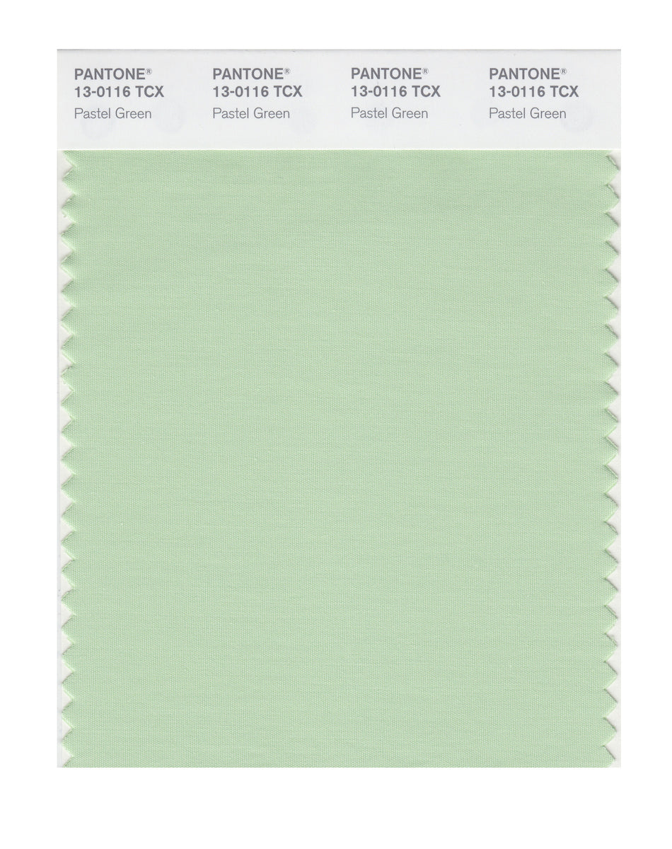 Pantone SMART Color Swatch Card 13-0116 TCX Pastel Green - Columbia ...