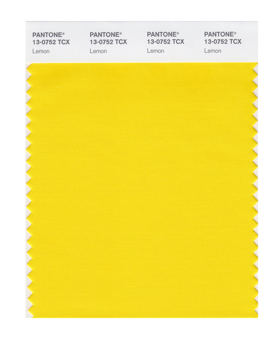 Pantone SMART Color Swatch Card 13-0752 TCX Lemon - Columbia Omni Studio