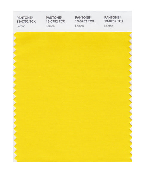 Pantone SMART Color Swatch Card 13-0752 TCX Lemon - Columbia Omni Studio