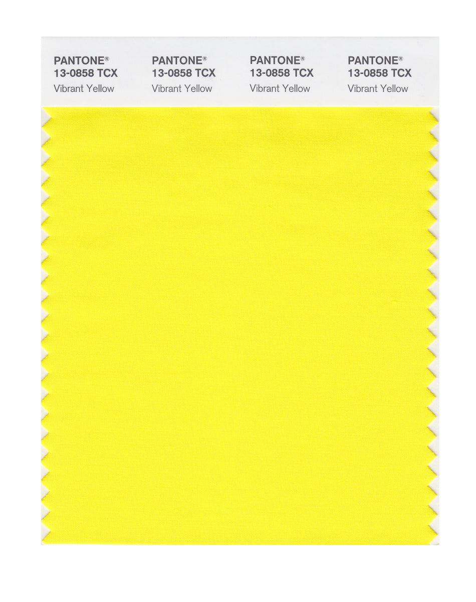 Pantone SMART Color Swatch Card 13-0858 TCX Vibrant Yellow - Columbia ...