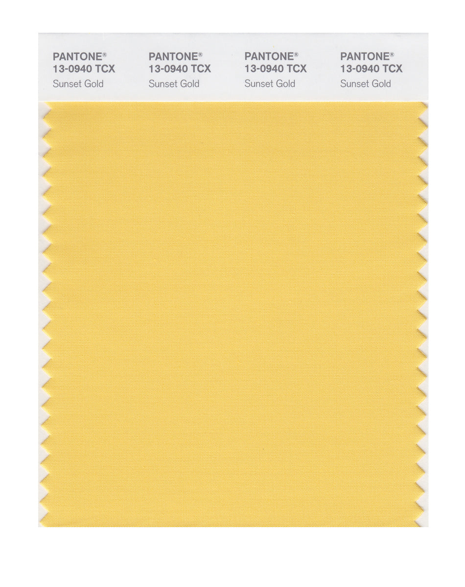 Pantone SMART Color Swatch Card 13-0940 TCX Sunset Gold - Columbia Omni ...