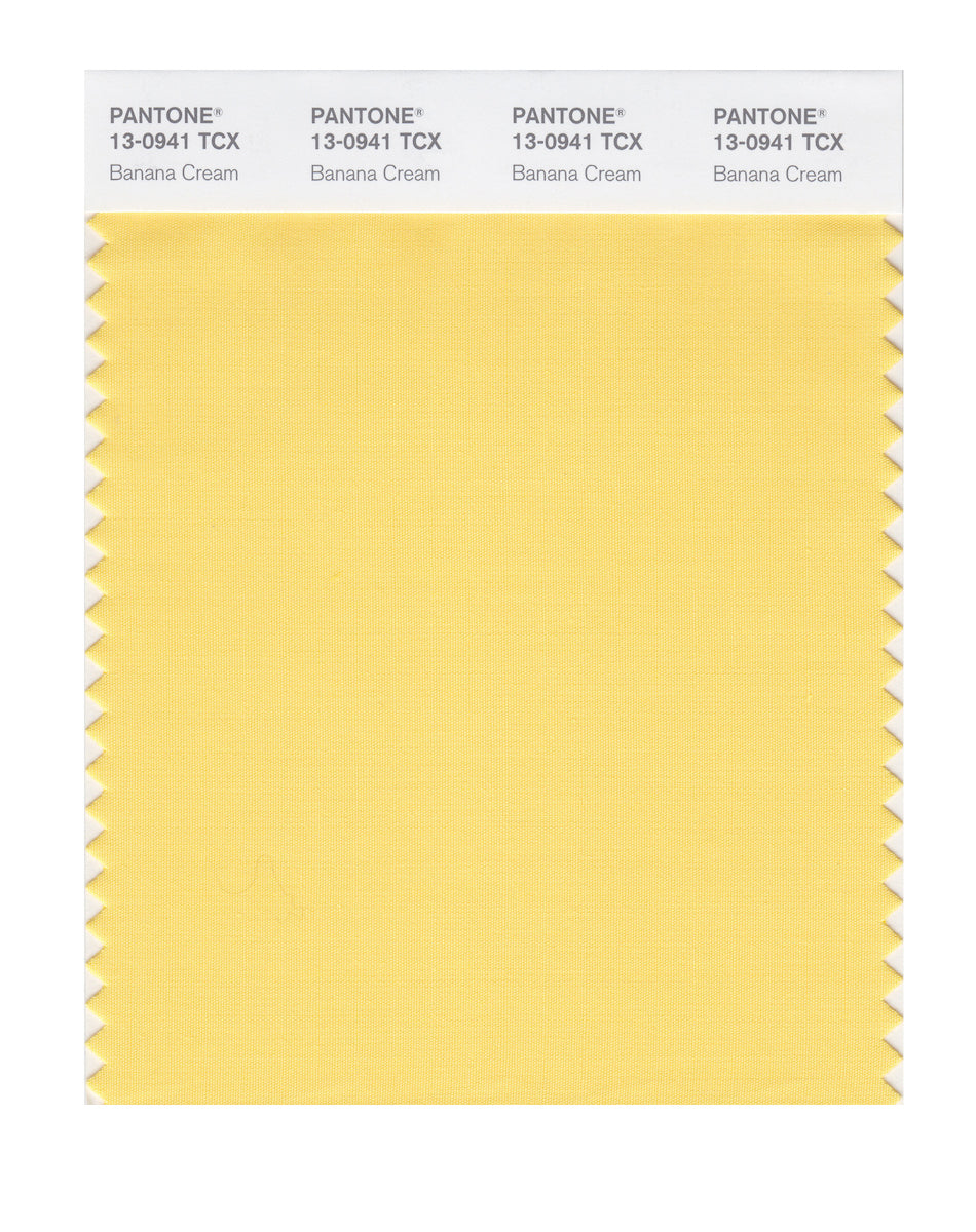 Pantone SMART Color Swatch Card 13-0941 TCX Banana Cream - Columbia ...