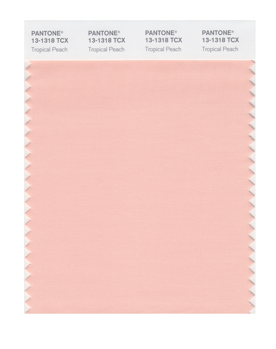 Pantone SMART Color Swatch Card 13-1318 TCX Tropical Peach - Columbia ...
