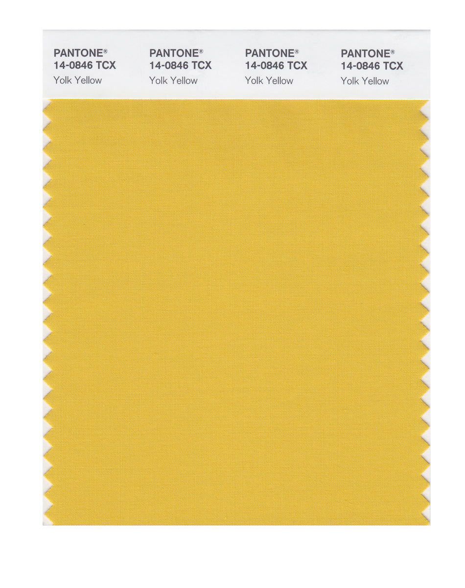 Pantone SMART Color Swatch Card 14-0846 TCX Yolk Yellow - Columbia Omni ...