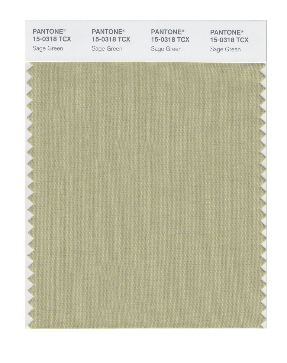 Pantone SMART Color Swatch Card 15-0318 TCX Sage Green - Columbia Omni ...