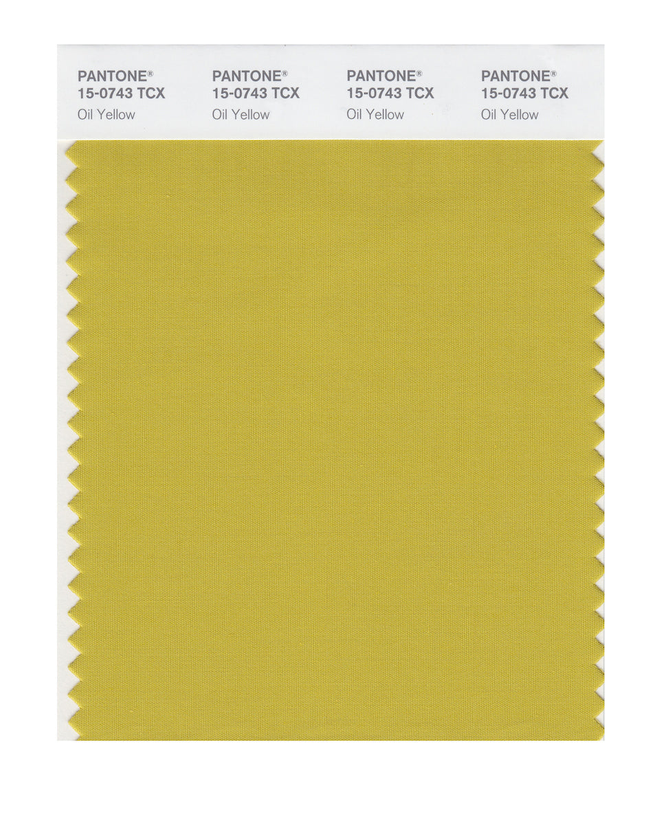 Pantone SMART Color Swatch Card 15-0743 TCX Oil Yellow - Columbia Omni ...