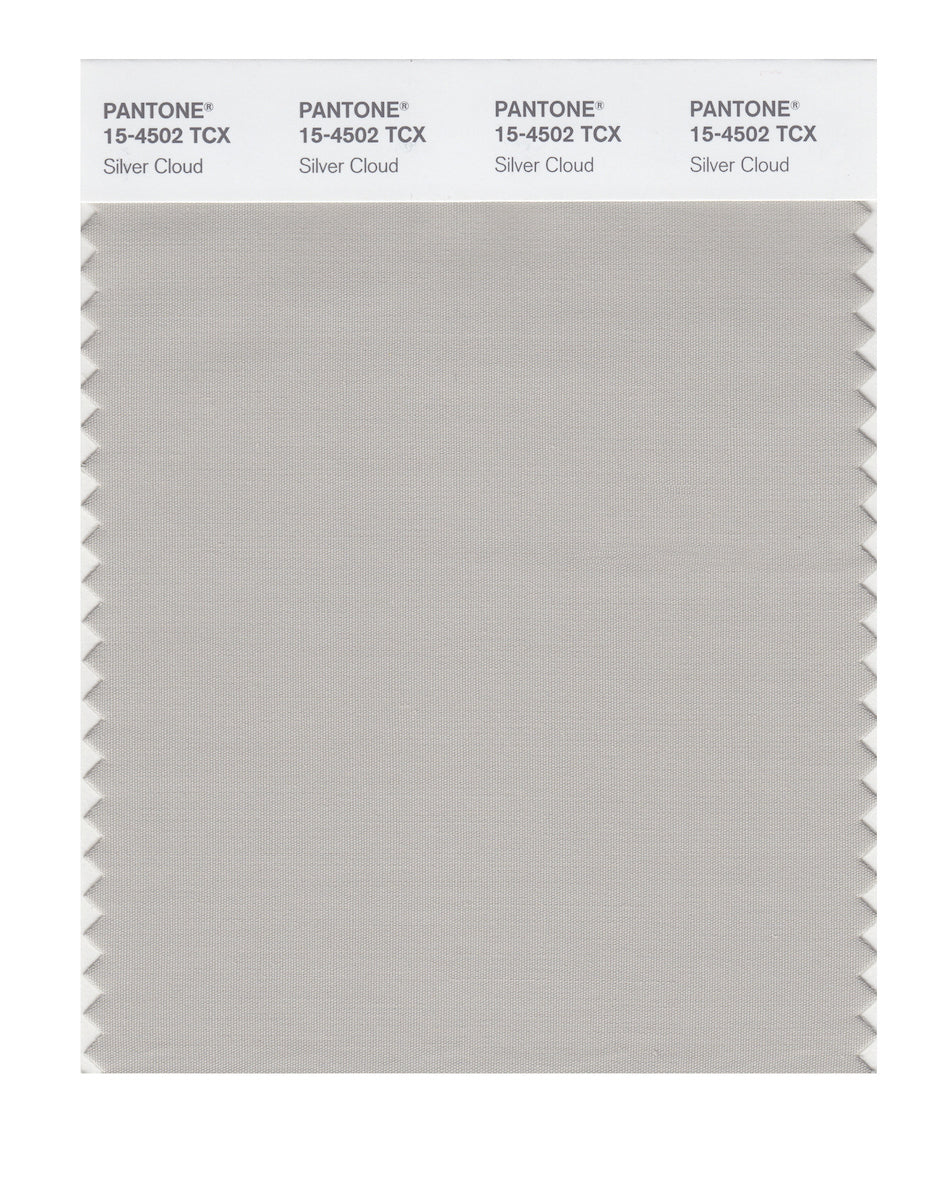 Pantone SMART Color Swatch Card 15-4502 TCX Silver Cloud - Columbia ...