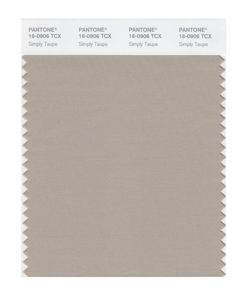 Pantone SMART Color Swatch Card 16-0906 TCX Simply Taupe - Columbia ...