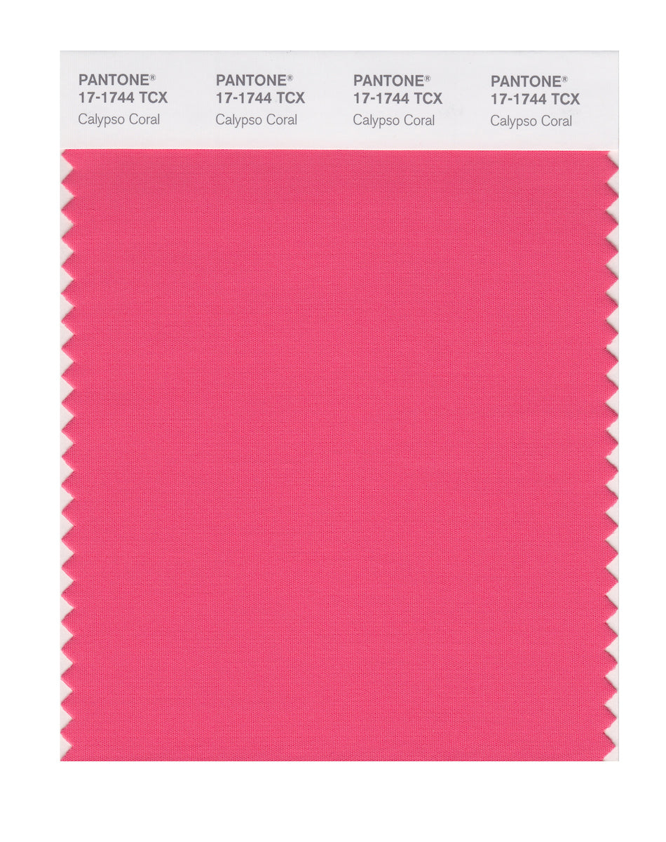 Pantone SMART Color Swatch Card 17-1744 TCX Calypso Coral - Columbia ...