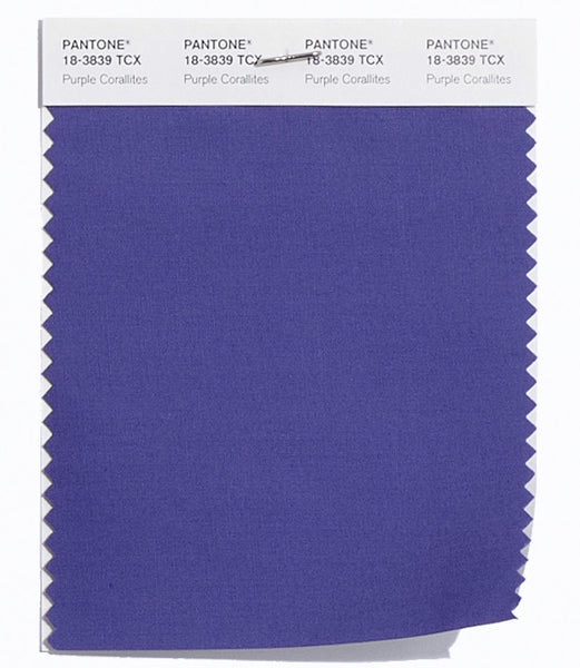 Pantone SMART Color Swatch Card 18-3839 TCX Purple Corallites ...