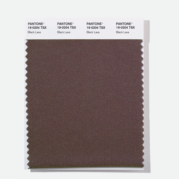 Pantone Polyester Swatch Card 19-0204 TSX Black Lava - Columbia Omni Studio