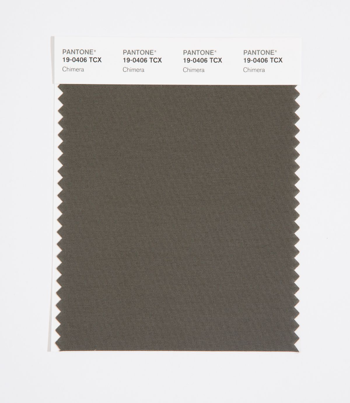 Pantone SMART Color Swatch Card 19-0406 TCX Chimera - Columbia Omni Studio