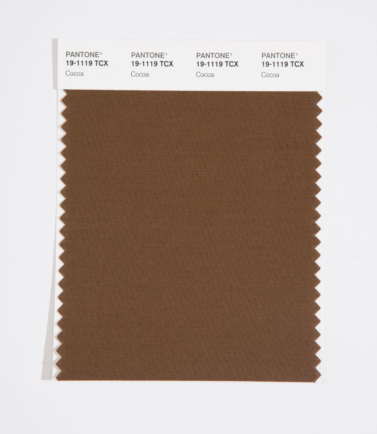 Pantone SMART Color Swatch Card 19-1119 TCX Cocoa - Columbia Omni Studio