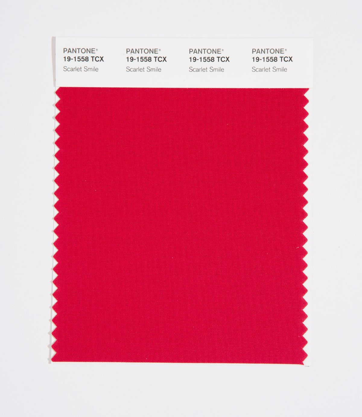 Pantone SMART Color Swatch Card 19-1558 TCX Scarlet Smile - Columbia ...
