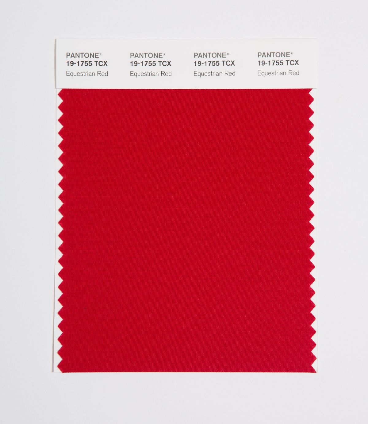 Pantone SMART Color Swatch Card 19-1755 TCX Equestrian Red - Columbia ...