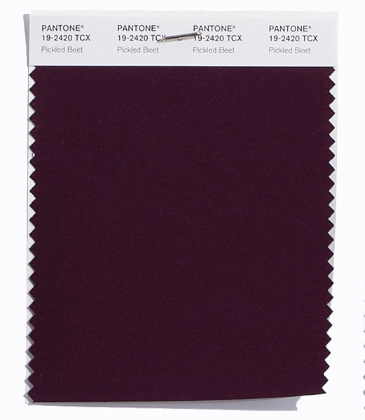 Pantone SMART Color Swatch Card 19-2420 TCX Pickled Beet - Columbia ...