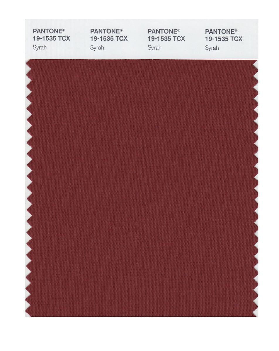Pantone SMART Color Swatch Card 19-1535 TCX Syrah - Columbia Omni Studio