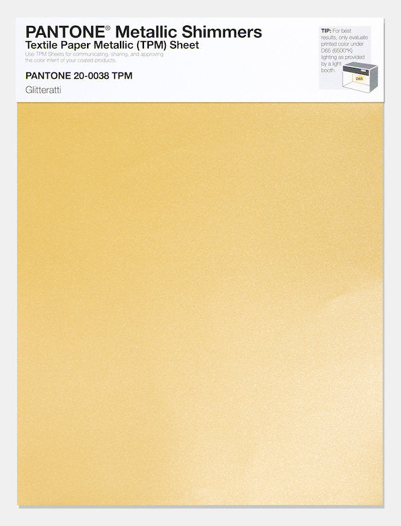 Metallic Shimmers Textile Paper Metallic [TPM] Sheet 20-0038 TPM ...