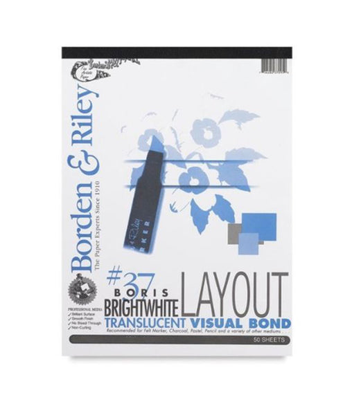 Borden & Riley #37 Boris Marker Pad, 50 Sheets/Pad (Various Sizes ...